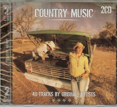 COUNTRY MUSIC - VARIOUS ARTISTS - 2 CD SET - 40 SONGS - NEW - FREE ...