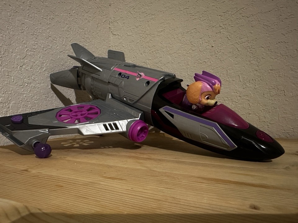 Paw Patrol Dx Action Vehicle Sky Mighty Jet Paw Patrol The Movie. | eBay