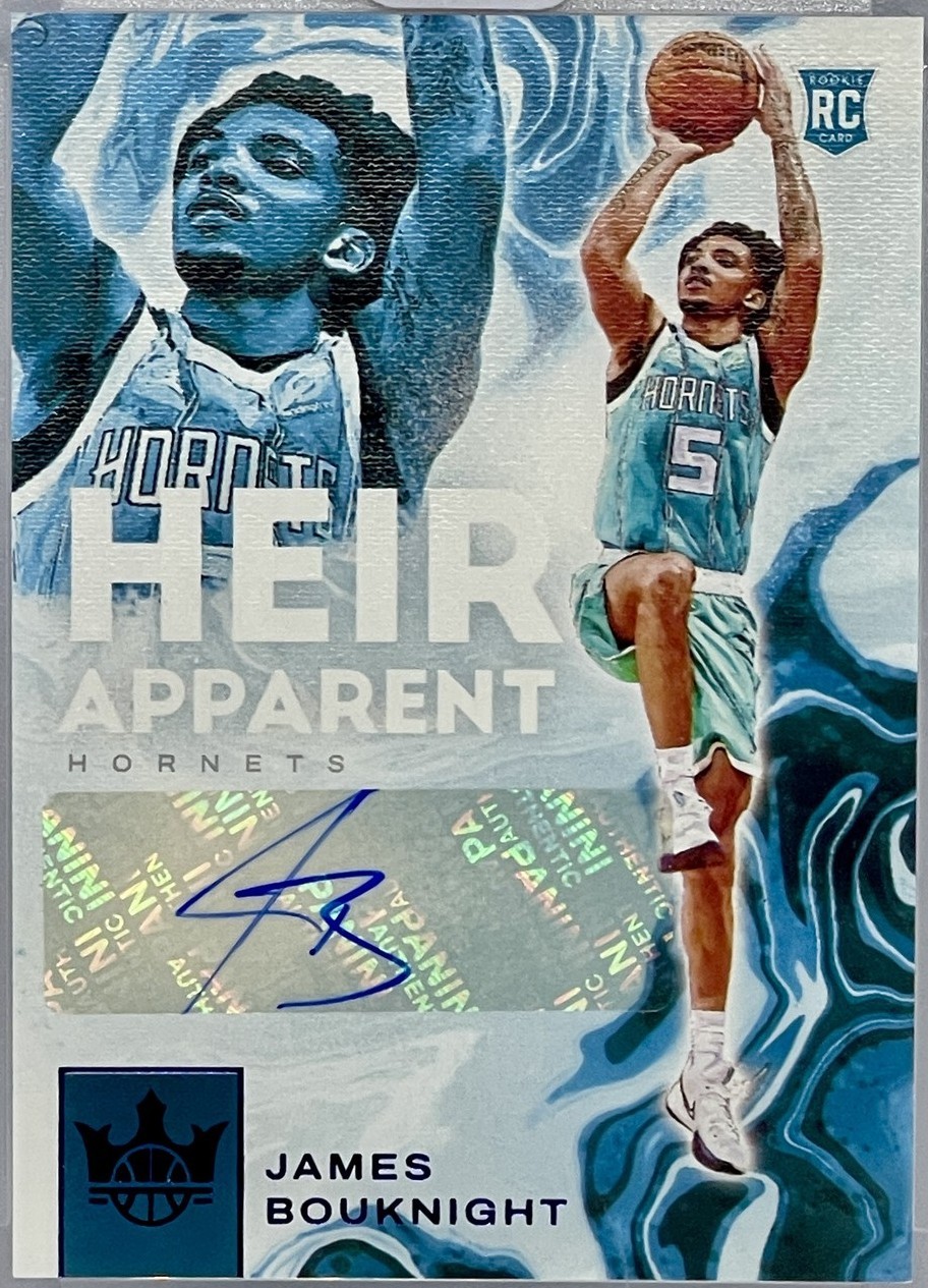 2021-22 Panini Court Kings - Heir Apparent James Bouknight #HA-JBK ...
