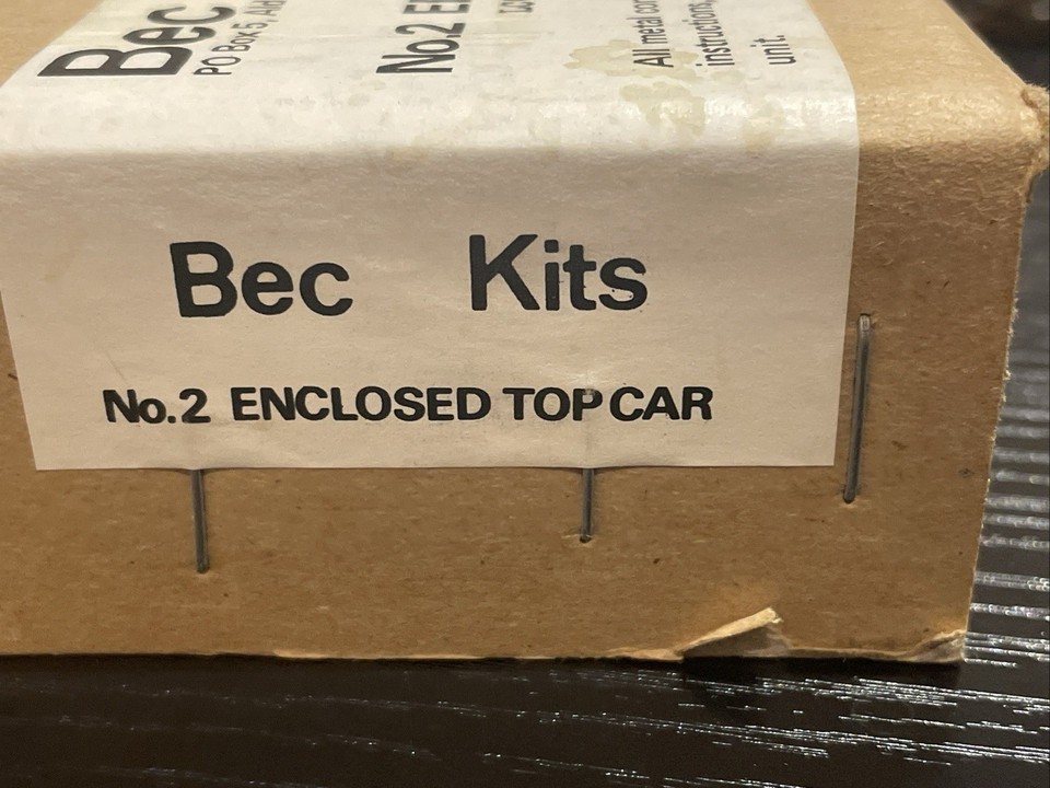 BEC KITS # 2 POWERED STEET CAR ENCLOSED TOP CAR L.C.C. HO / OO SCALE ...