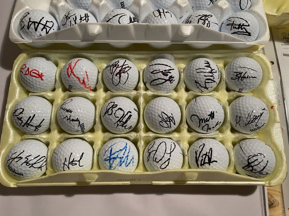 2015 Shell Houston Open Golf Tournament - 51 Signed Balls - Fowler ...