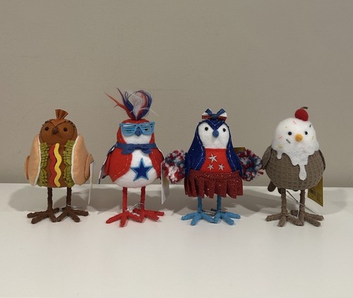 Target Sun Squad Summer July 4th Birds Complete Set Of 4 NEW 2025 | eBay