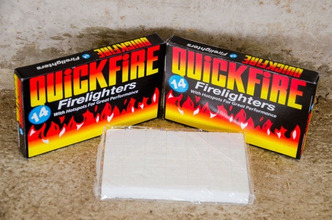 Quickfire Firelighters Ignite BBQ Bonfire Camping Incinerator Fire ...
