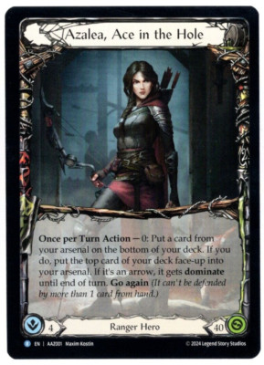 Azalea, Ace in the Hole AAZ001 Non Foil Rare Azalea Armory Deck FaB ...
