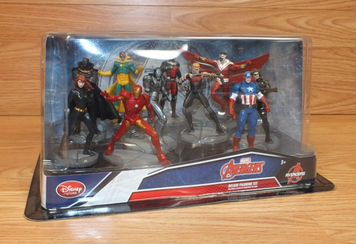 Disney Store Marvel Avengers Collectible Deluxe Figurine Set | eBay