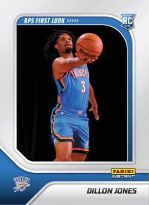 2024 NBA FIRST LOOK RPS-24 DILLON JONES OKC THUNDER ROOKIE PRESALE | eBay
