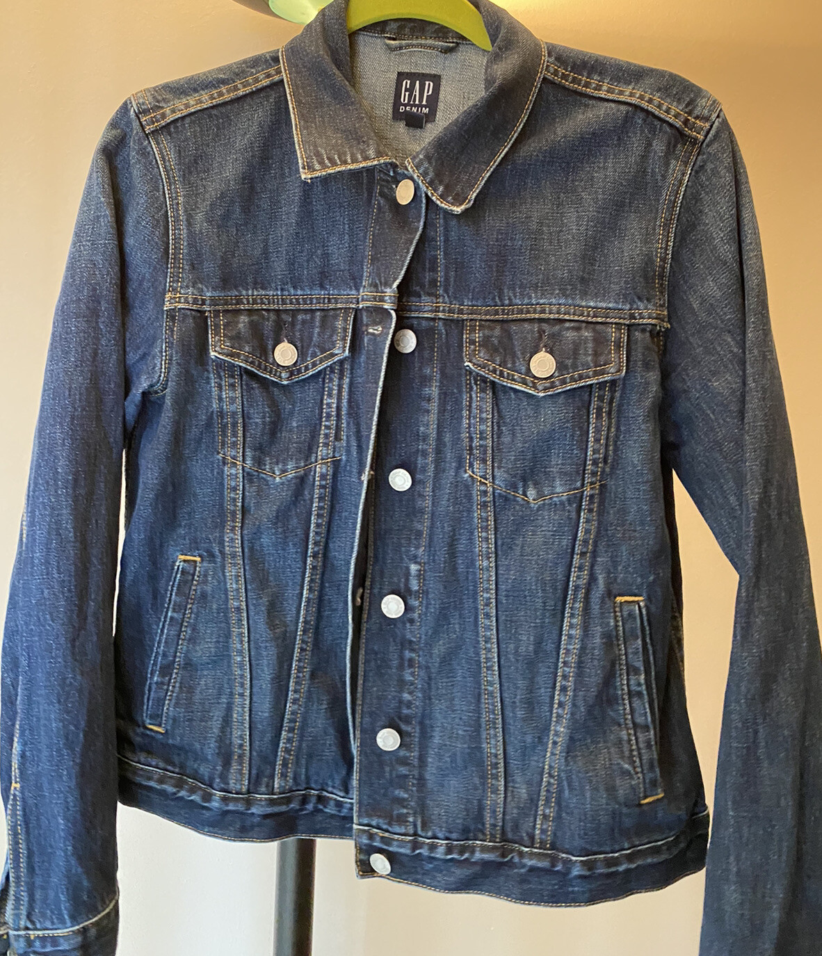GAP Jean Denim Jacket 90210 Luke Perry Vintage Sz Med… - Gem