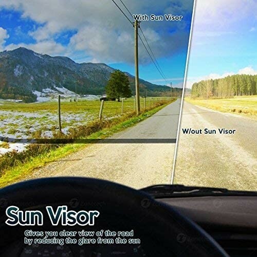Day Night Universal HD Car Sun Visor Extension Car Anti Glare Driving ...