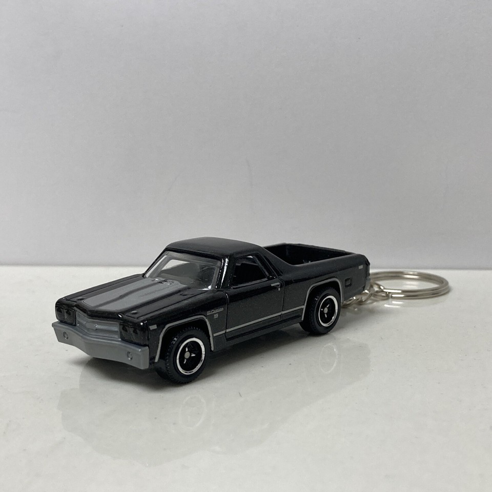 RARE KEY CHAIN BLACK CHEVY EL CAMINO CUSTOM LIMITED EDITION 1970 | eBay