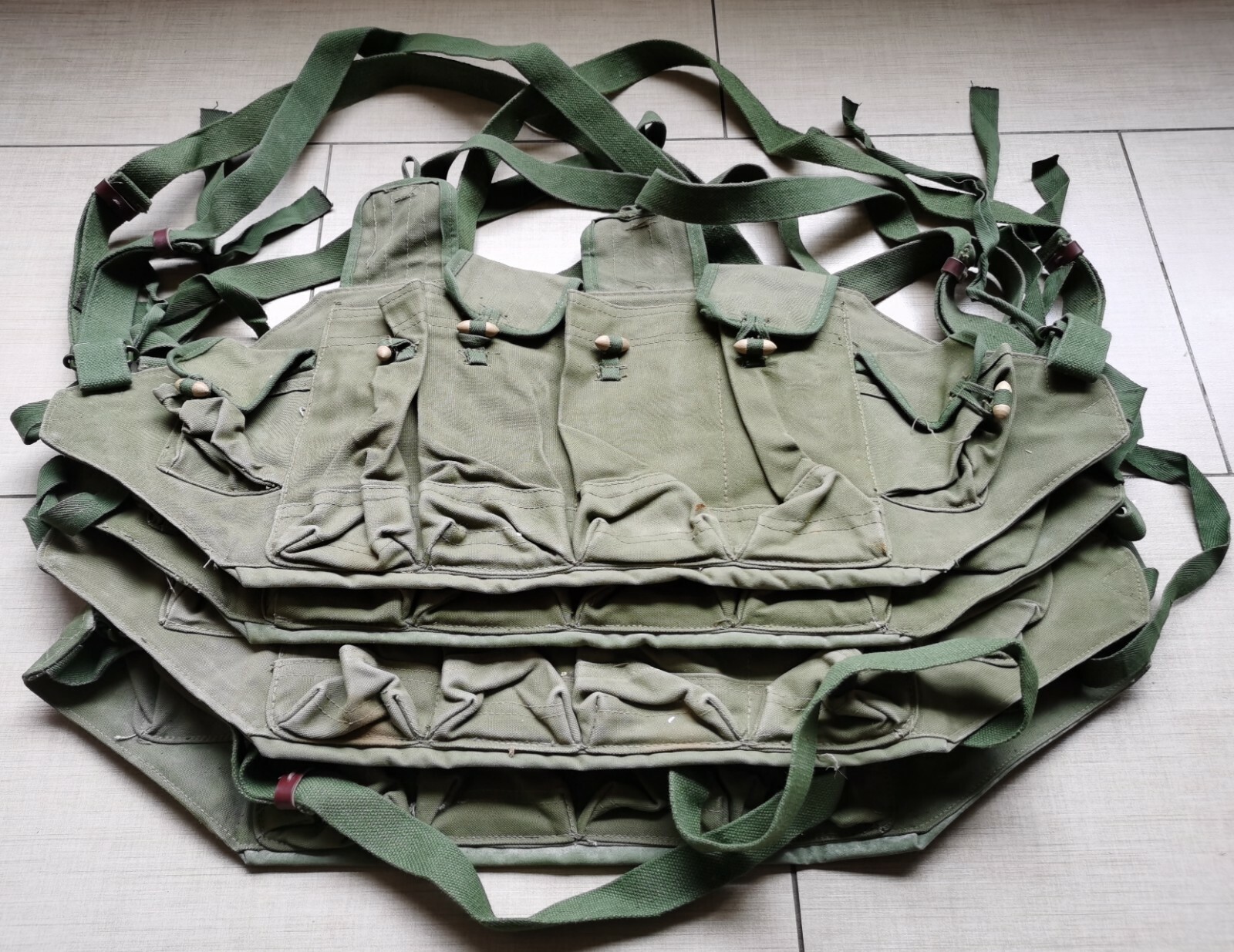 1PCS Original Chinese Army Type 81 Chest Rig 7.62 30rds Mag Pouch Ammo ...