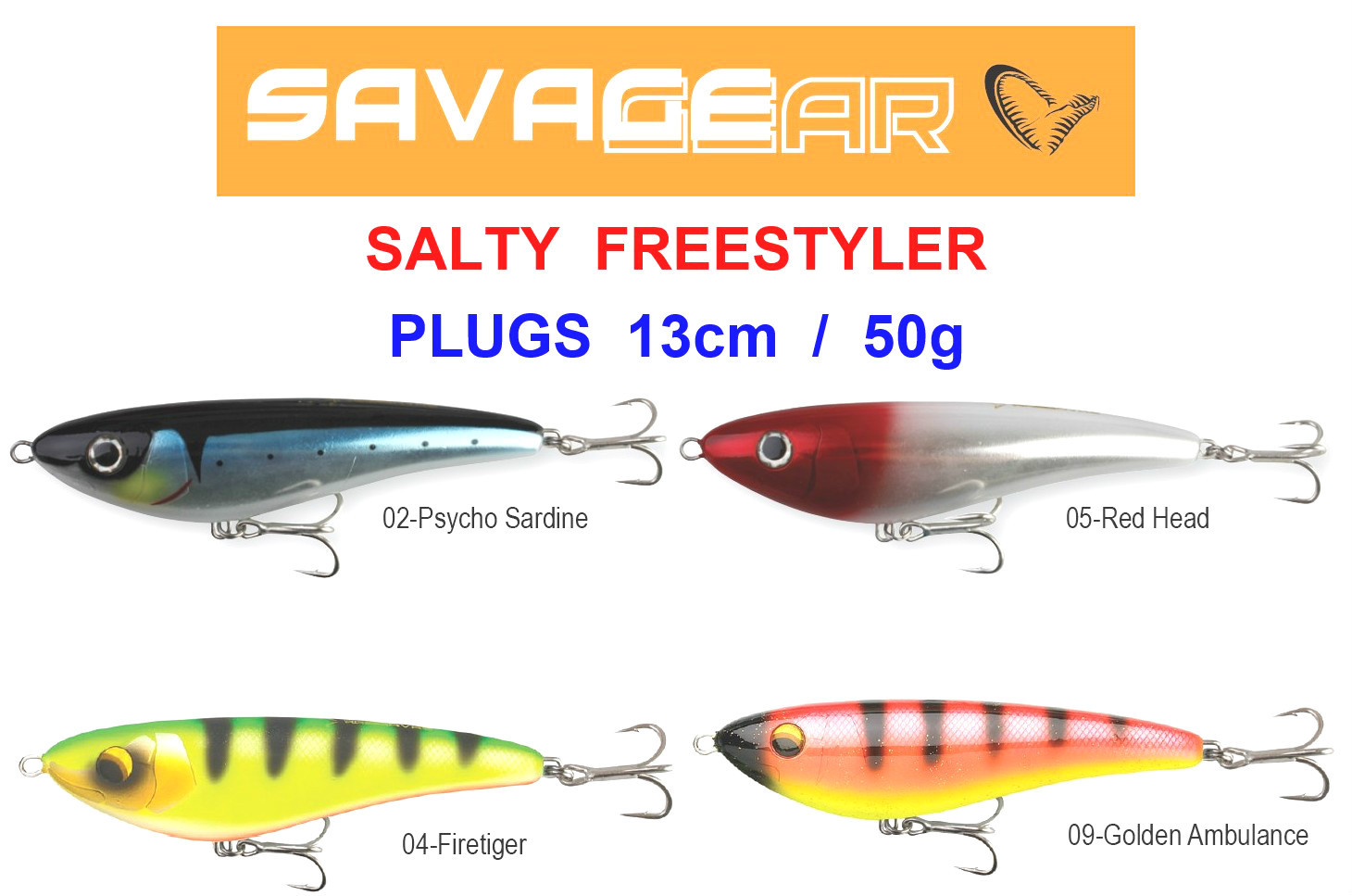 SAVAGE GEAR SALTY FREESTYLER JERK BAIT PLUG BASS PIKE ZANDER SPINNING ...