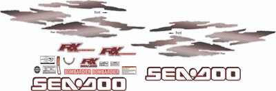 SEADOO RX 2000 Graphics / Decal / Sticker Kit | eBay