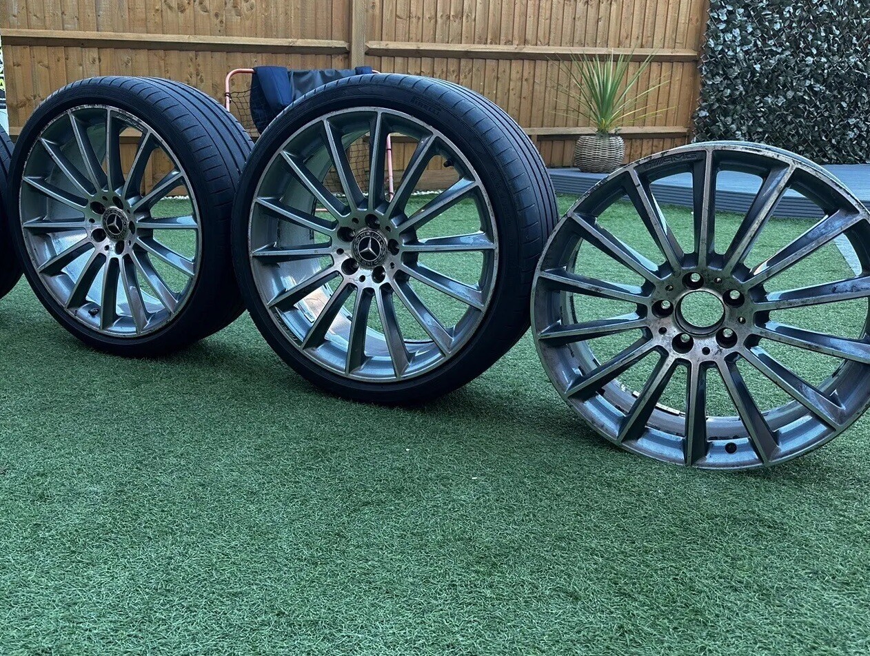 3 x Genuine Mercedes AMG Turbine Style 20" Alloys Wheels W213 E Class ...