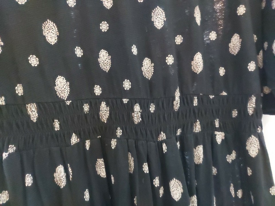 Monsoon dress Medium Black Handkerchief hemline soft fabric | eBay UK