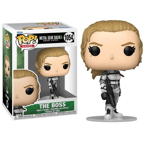 FUNKO POP ! GAMES METAL GEAR SOLID SNAKE EATER - (1054) THE BOSS FIGURE ...
