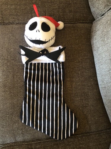 Disney’s Nightmare Before Christmas Jack Skellington stocking w Plush ...
