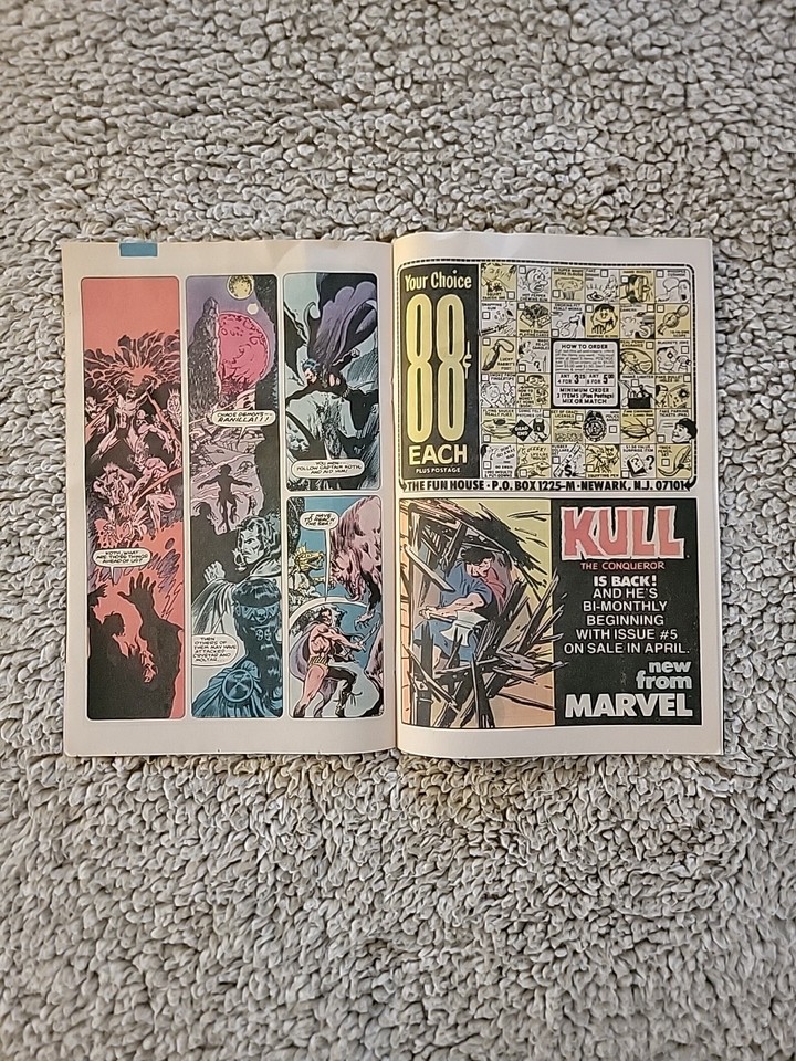 SAGA OF CRYSTAR THE CRYSTAL WARRIOR #8 MARVEL 1984 MICHAEL GOLDEN ...