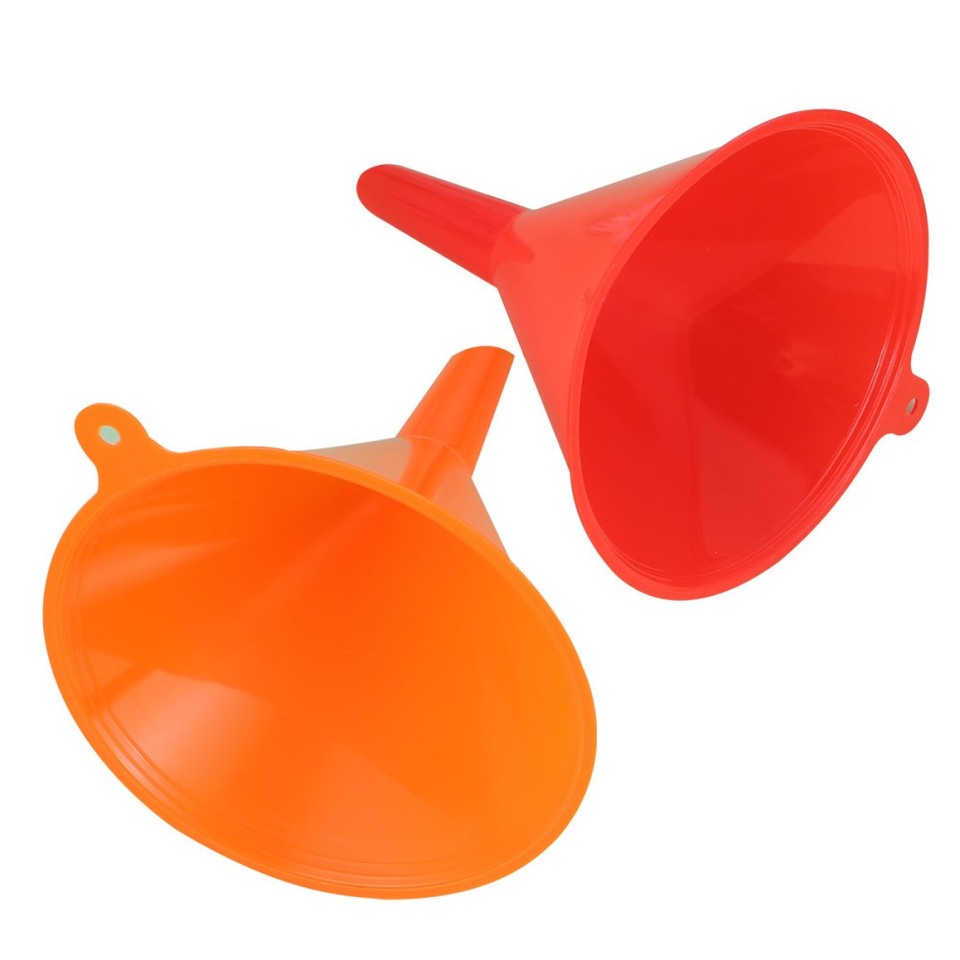 8 Pcs Plastic Funnels 2 Sets Gasoline Kerosene Liquid Funnels for ...