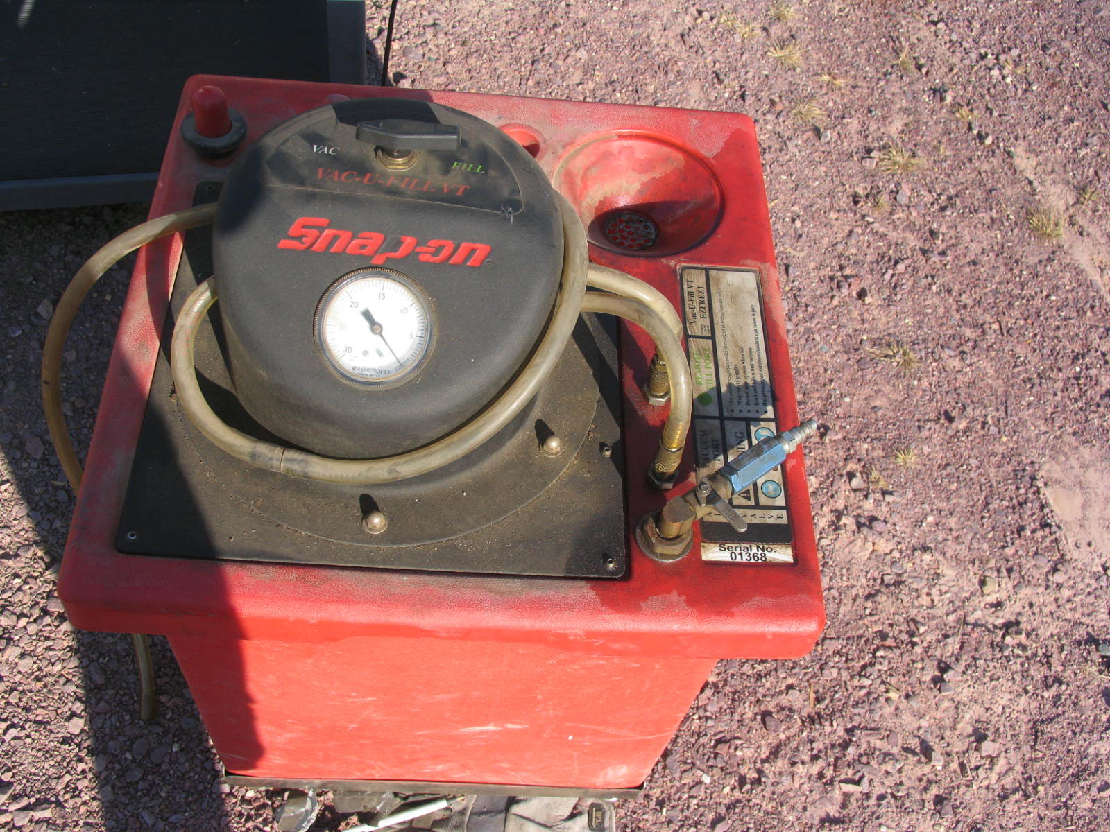 Snap On Vac-U-Fill EZFREZ1 Coolant Machine | eBay