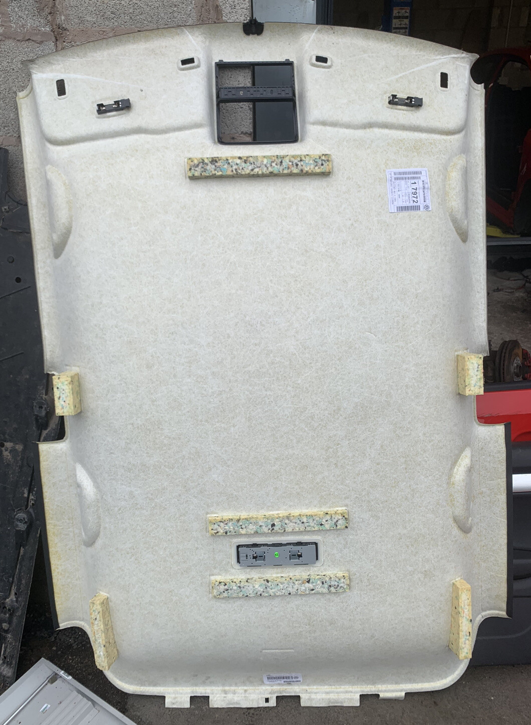 VW POLO GTI 6R 6C 2015-19 3 DOOR INTERIOR ROOF LINER HEADLINING BLACK ...