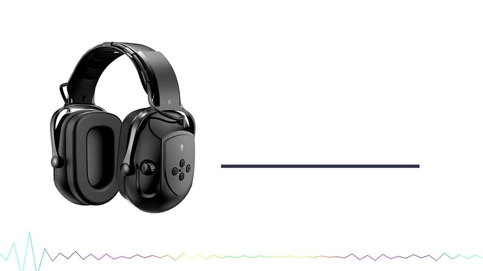 Mpow Bluetooth Ear Muffs 36dB Noise Reduction Earmuffs Safety Hearing ...