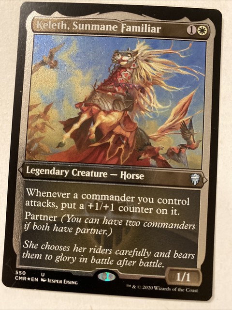 MTG Keleth, Sunmane Familiar Commander Legends 550 Foil Uncommon for ...