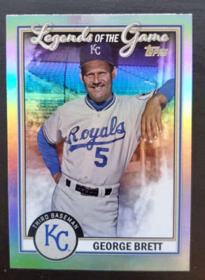2023 Topps Series 2 George Brett Legends of the Game Rainbow Foil #LG ...