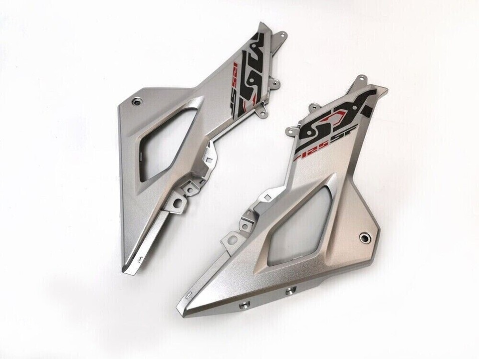 SILVER SET FAIRING BELLY PAN BODY KIT FRAME FOR HONDA GROM MSX 125 SF ...