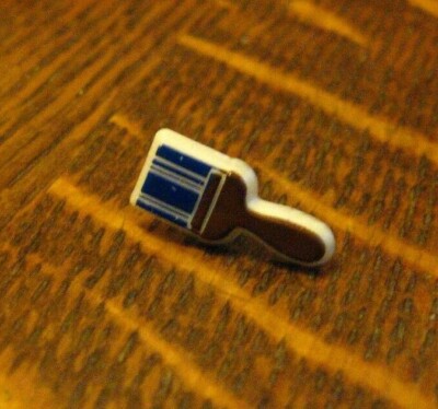 Small Paintbrush Vintage Lapel Pin - Paint Brush Artist Painter Tool ...