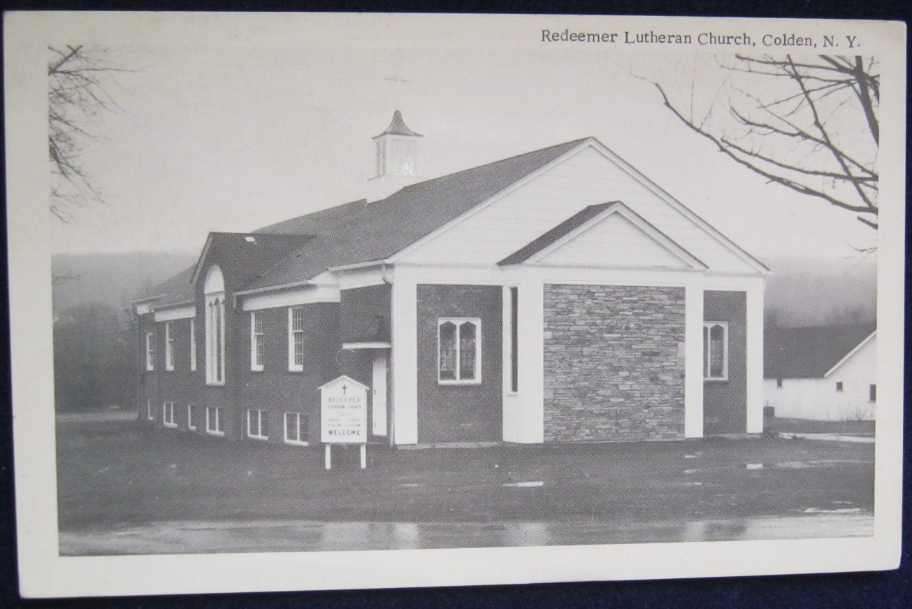 Redeemer Lutheran Church Colden Ny 1965 Early Chrome Ebay