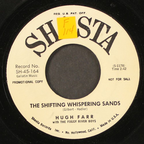 HUGH FARR: the shifting whispering sands / blue nosed mule SHASTA 7 ...