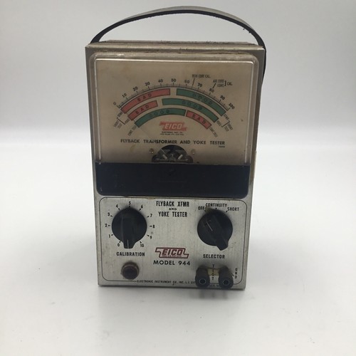 Vintage EICO MODEL 944 FLYBACK TRANSFORMER and YOKE TESTER UNTESTED ...