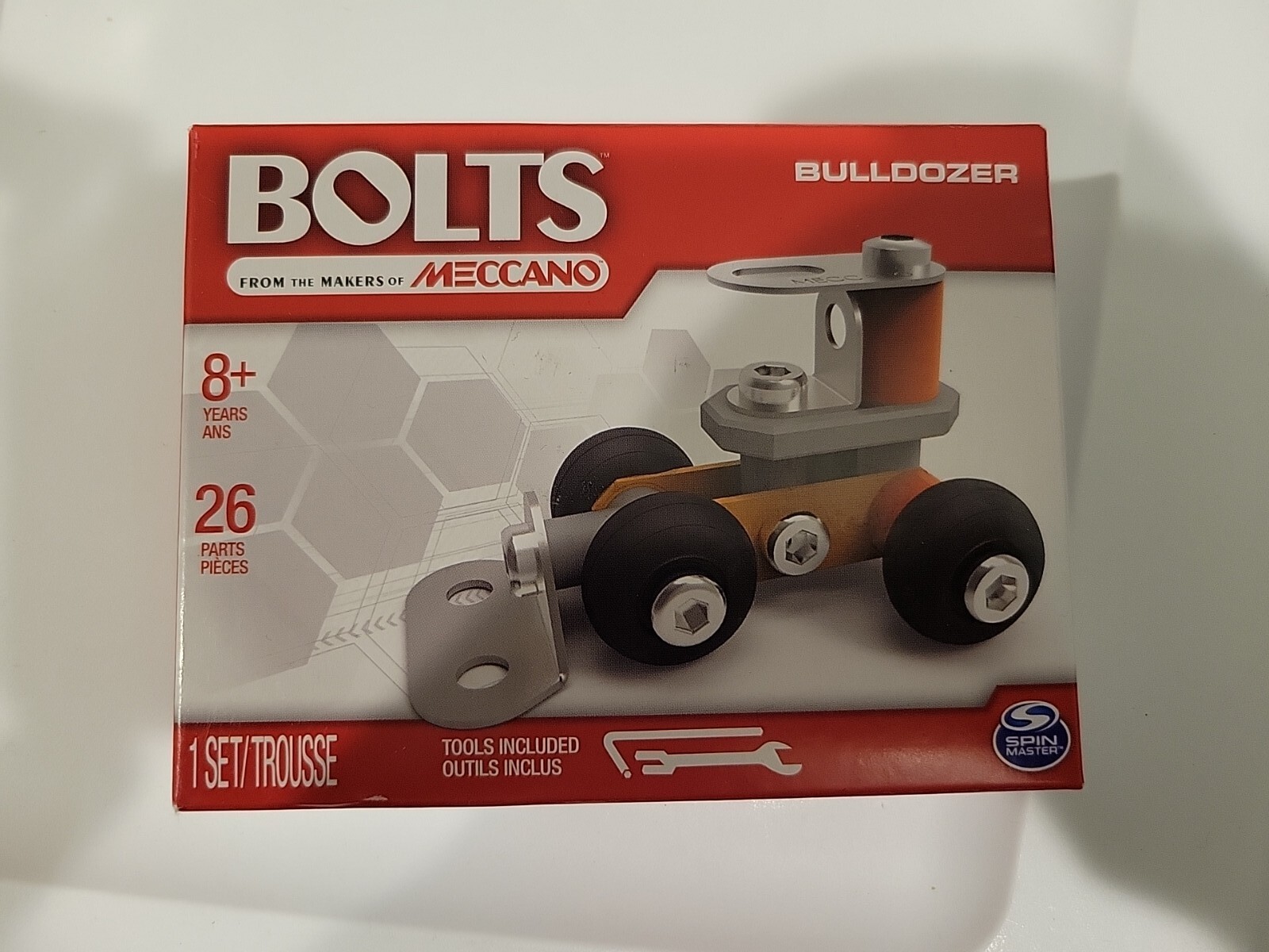 Erector Meccano Engineering & Robotics Kit Build A Bulldozer 26 Metal ...