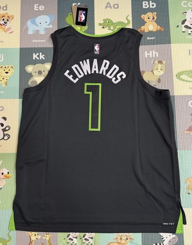 Nike Jordan Minn Timberwolves Anthony Edwards Swingman Jersey Sz XXL ...