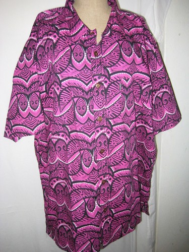 Gorgeous Fijian/Hawaiian S/SL Bula Shirt. 100% Cotton. 4XL | eBay