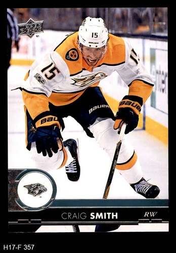 2017 Upper Deck #357 Craig Smith Predators 8 - NM/MT | eBay