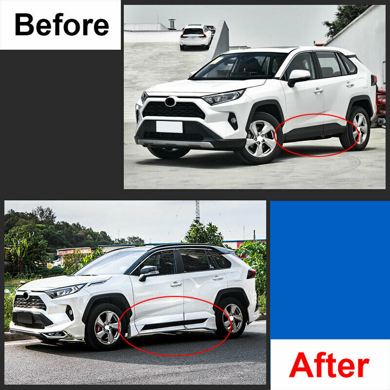 2019-2022 Toyota RAV4 Right Side Skirt Car Body Door Side Molding Sill ...