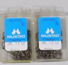 SIZE#6 MUSTAD 3261-GL ABERDEEN HOOKS-100PCS-2 BOXES OF 50 HOOKS for ...