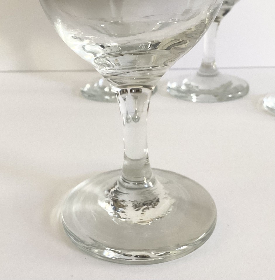 4 Vtg Silver Madeira Wine Glasses Ombré Fade Embossed Encrusted Flowers ...