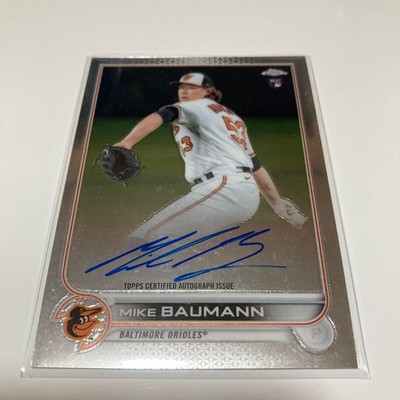 Mlb Tops Chrome Foreigner Helper Mike Bauman Autograph Yakult Swallows ...