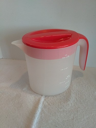 Mr Coffee Iced Tea 3 Quart Replacement Pitcher with Lid RED Oval TM70 ...