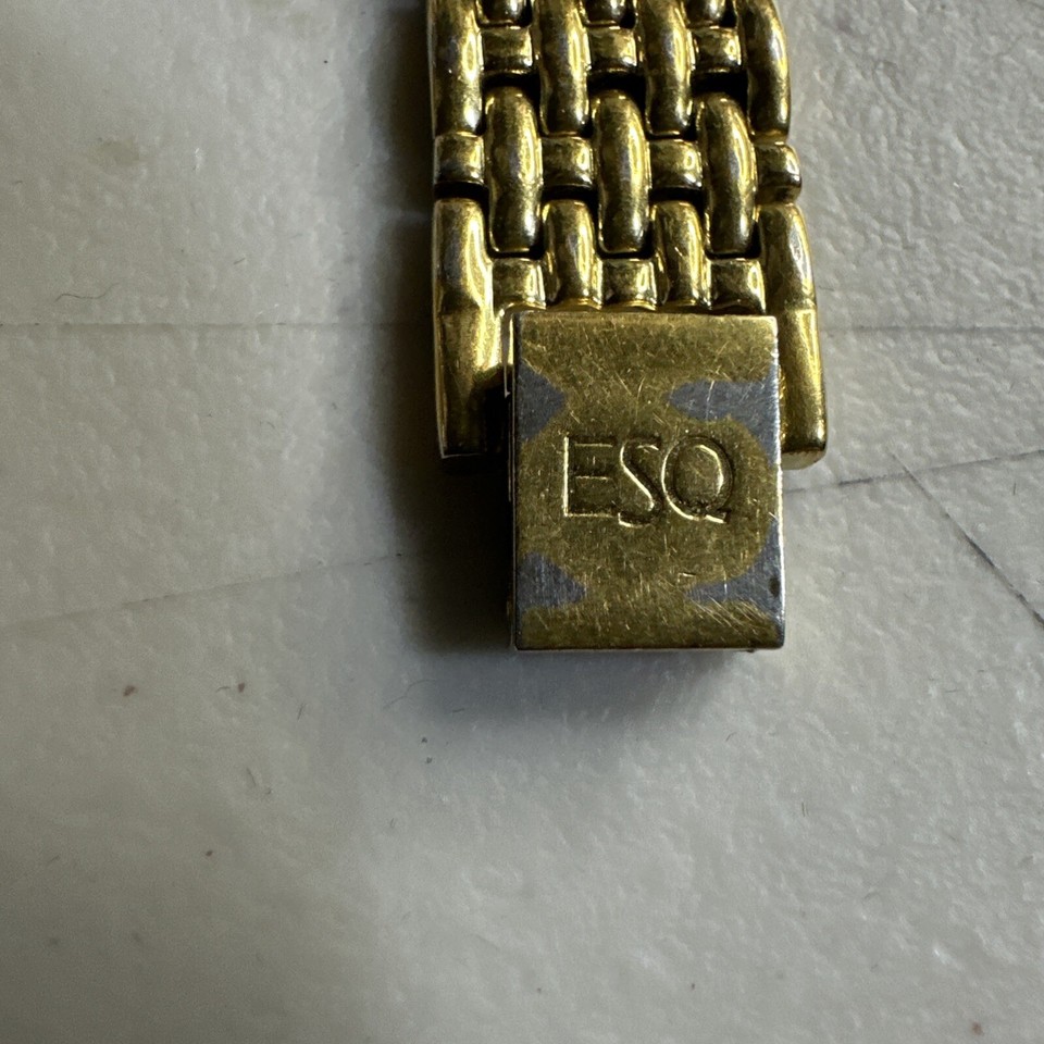 ESQ Swiss Women’s Gold Tone Watch 100205 New Battery Works Great | eBay