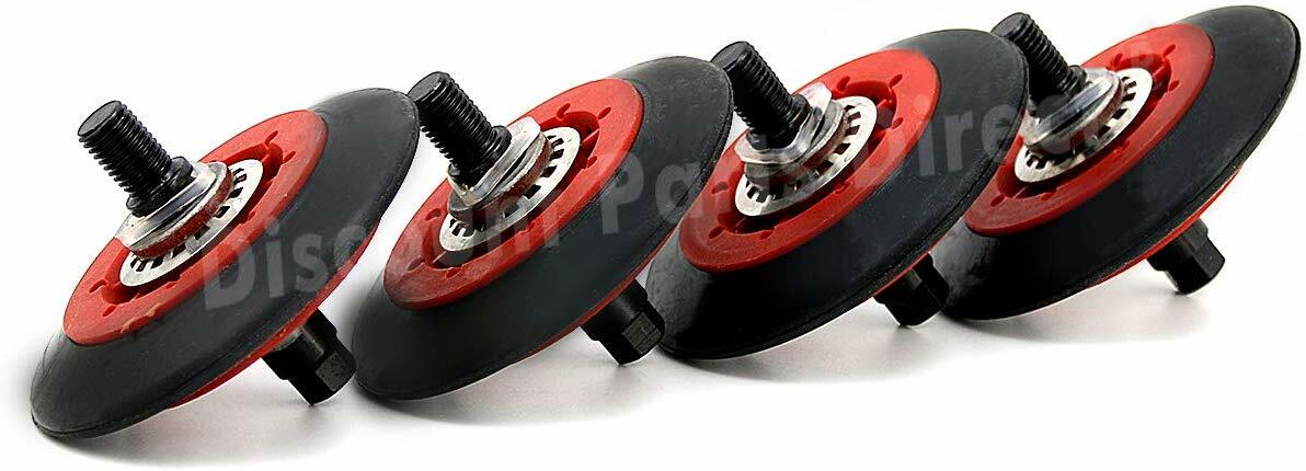 4581EL2002A Dryer Drum Roller Wheel and Shaft Pack of 4 for LG ...