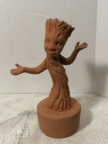 CERAMIC CLAY Baby Groot Action Figure Avengers Guardians of the Galaxy ...