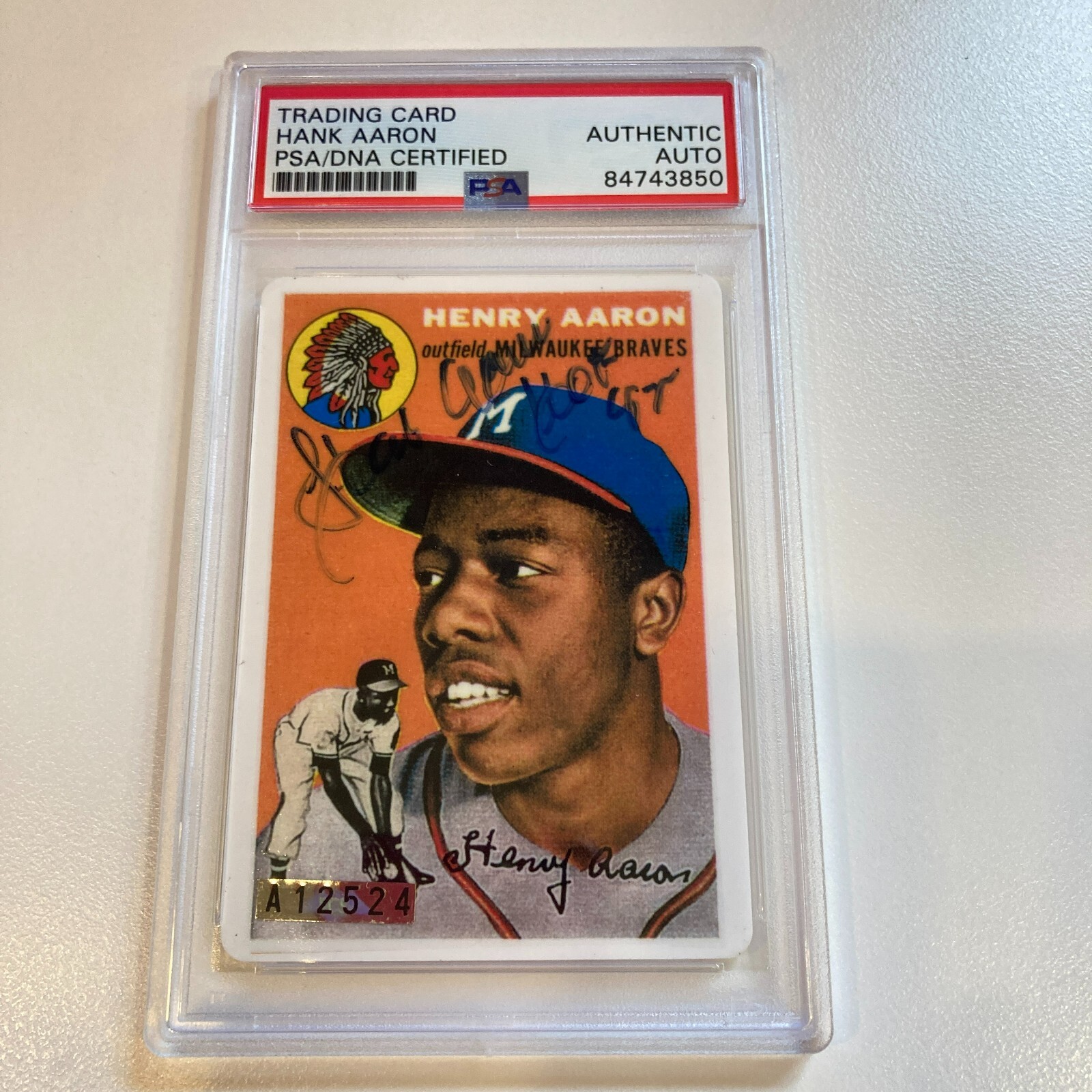 Hank Aaron | Autographed Baseball Memorabilia & MLB Merchandise