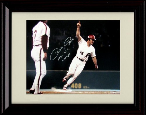 Gallery Framed Pete Rose - 1980 WS Champs - Philadelphia Phillies ...
