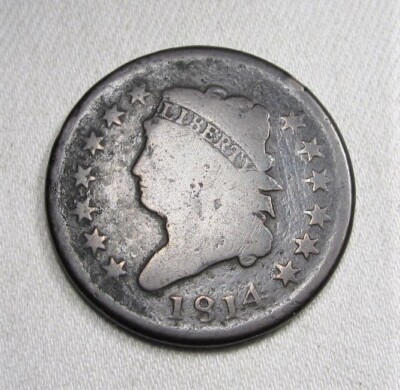 1814 Classic Head US Large Cent Coin Chocolate Brown AL986 | eBay