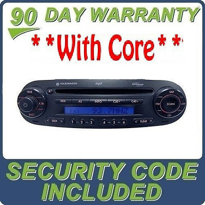 VOLKSWAGEN VW Beetle Bug OEM Sat Radio Monsoon MP3 CD Stereo 1C0 035 ...
