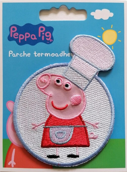 Hasbro © Peppa Pig Iron-On Patch: Chef Peppa w/Hat & Apron New Free ...