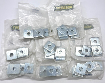 (x40) 1/4" X 1-5/8" X 1-5/8 Square Washers for Unistrut Channel #48662 ...
